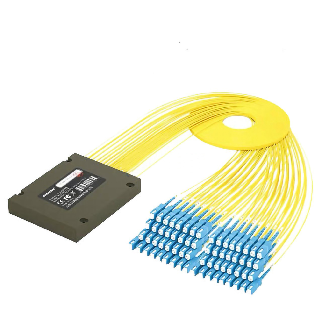 1x64 SC/UPC ABS Module Fiber Optic PLC Splitters |DEPUU